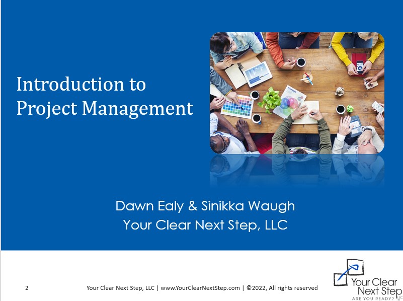 Introduction to Project Management - Free Webinar